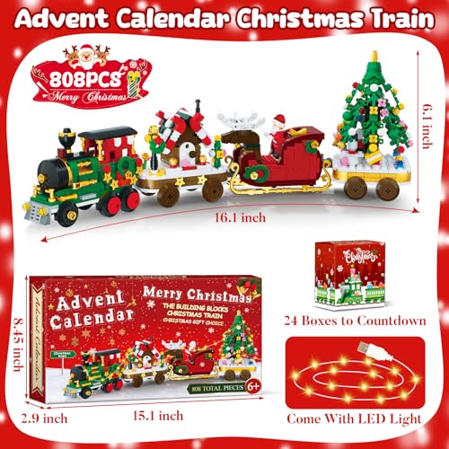 Kids Train Building Kit Advent Calendar 2026 | Advent Calendars Club