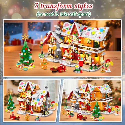 HOGOKIDS Gingerbread House Building Set Advent Calendar 2025 | Advent ...
