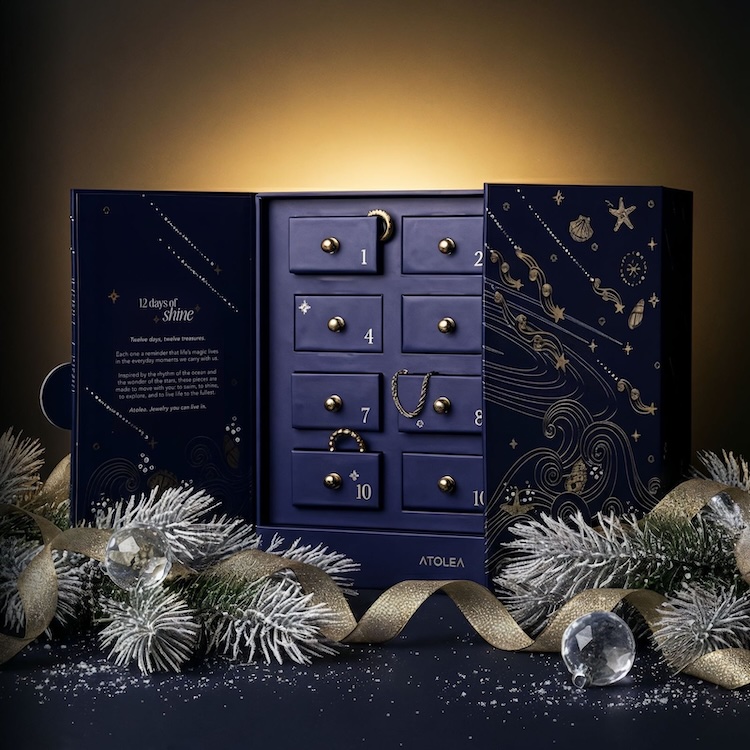 Atolea Jewelry Gold Advent Calendar 2025 2026 | Advent Calendars Club